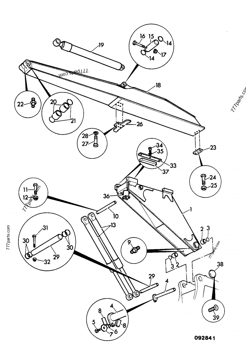 214/20800 Base, boom - 21420800 - JCB spare part | 777parts.com