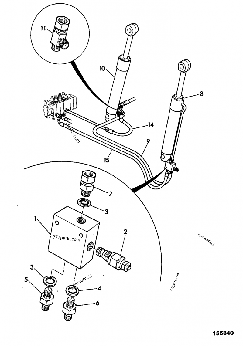 25/961600 Valve, counterbalance - 25961600 - JCB spare part | 777parts.com