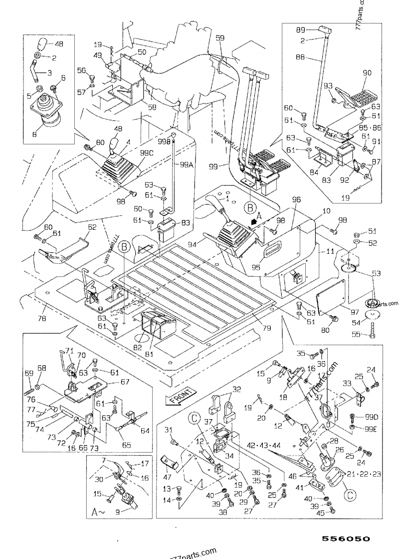 KAJ3417 Cover - JCB spare part | 777parts.com