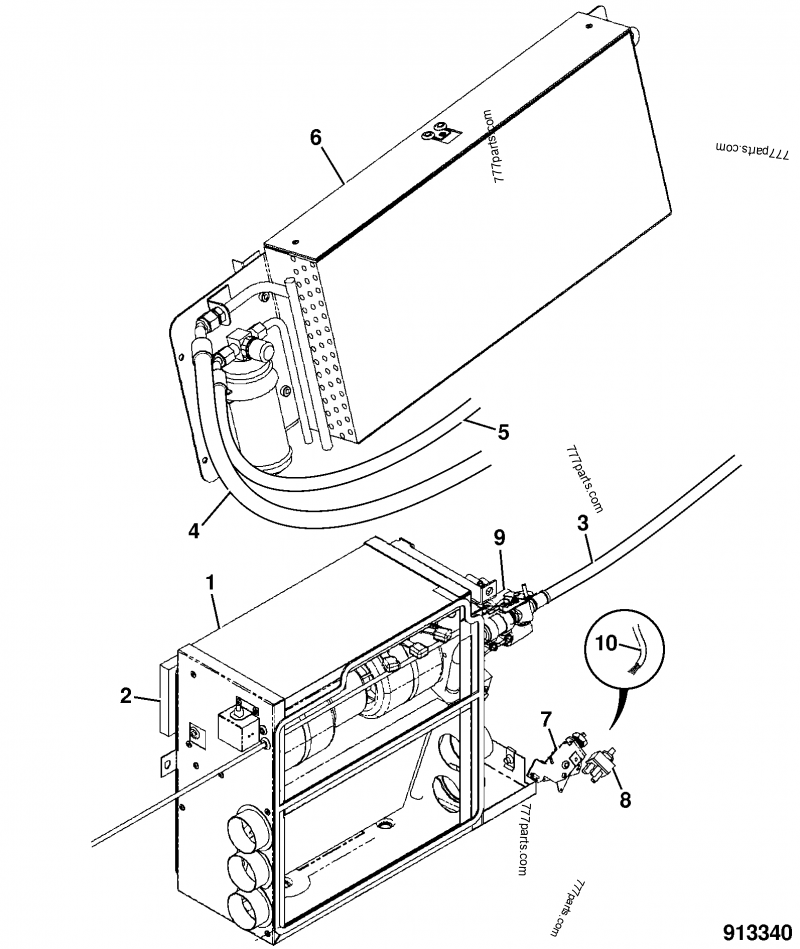 30/927071 Condenser, Assembly - 30927071 - JCB spare part | 777parts.com