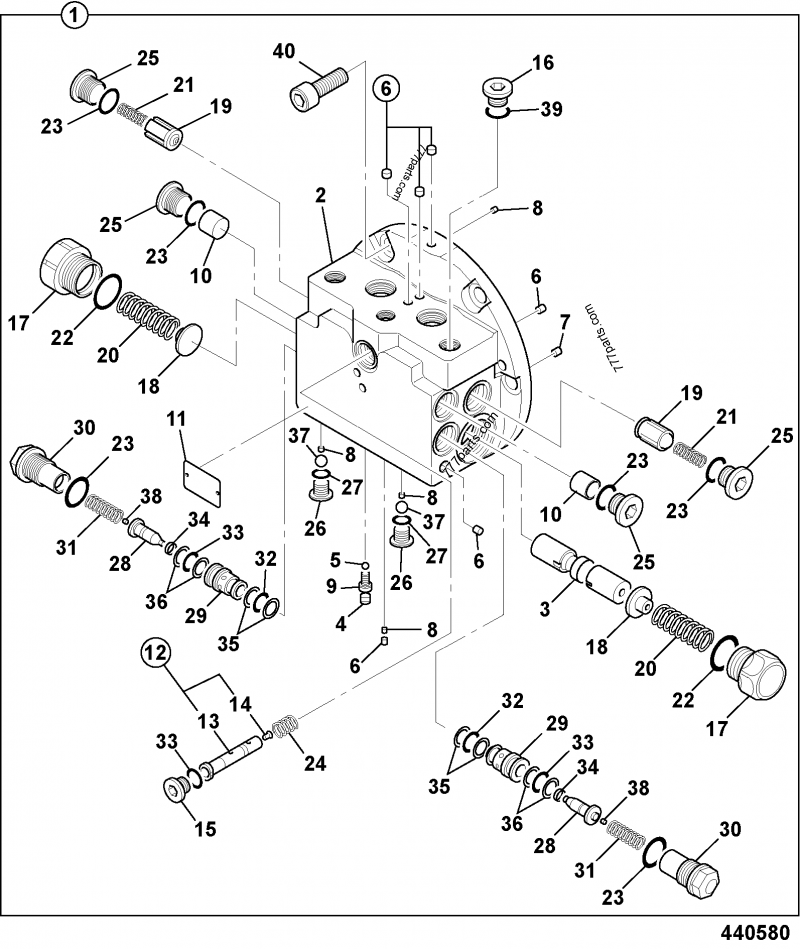 20/925438 Plug, hexagonal socket - 20925438 - JCB spare part | 777parts.com