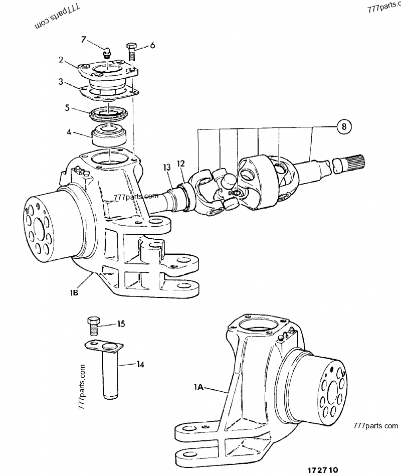 453/30712 Joint, knuckle swivel - 45330712 - JCB spare part | 777parts.com