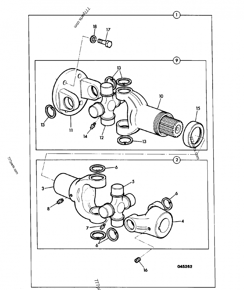 914/10803 Kit-spider, 82mm over caps, 27mm dia. - 91410803 - JCB spare ...
