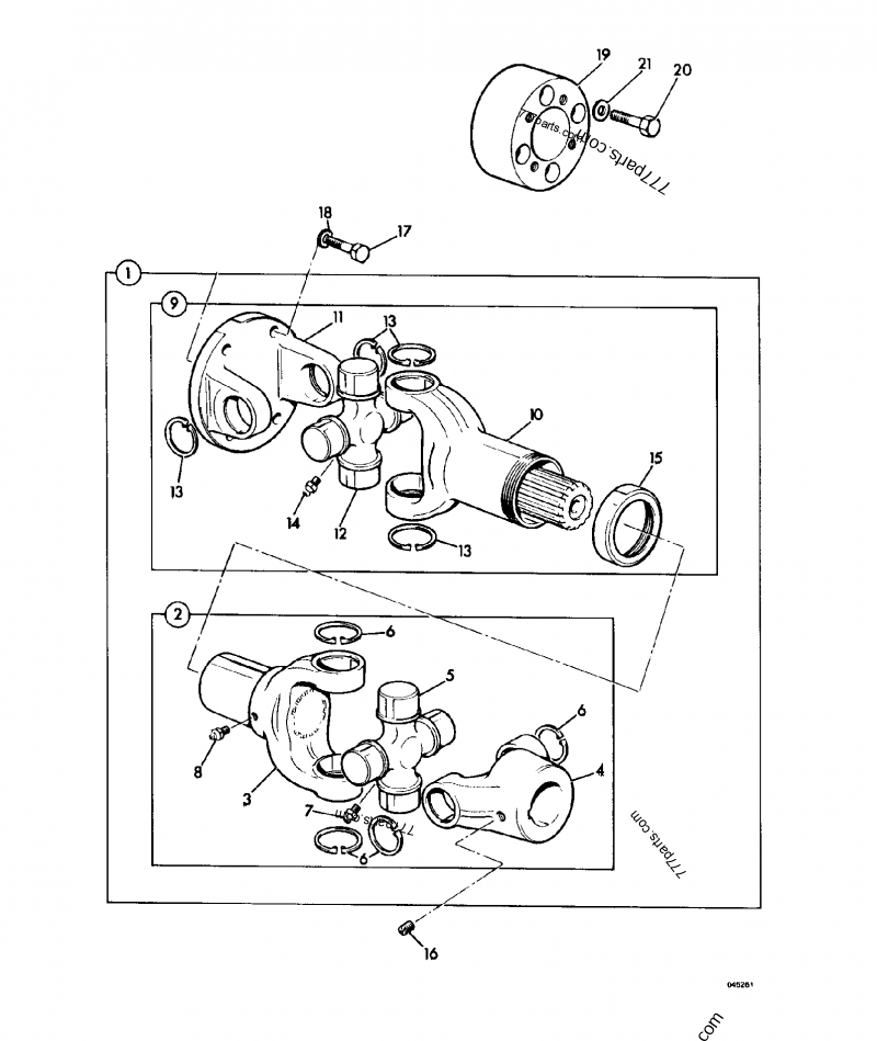 914/10803 Kit-spider, 82mm over caps, 27mm dia. - 91410803 - JCB spare ...