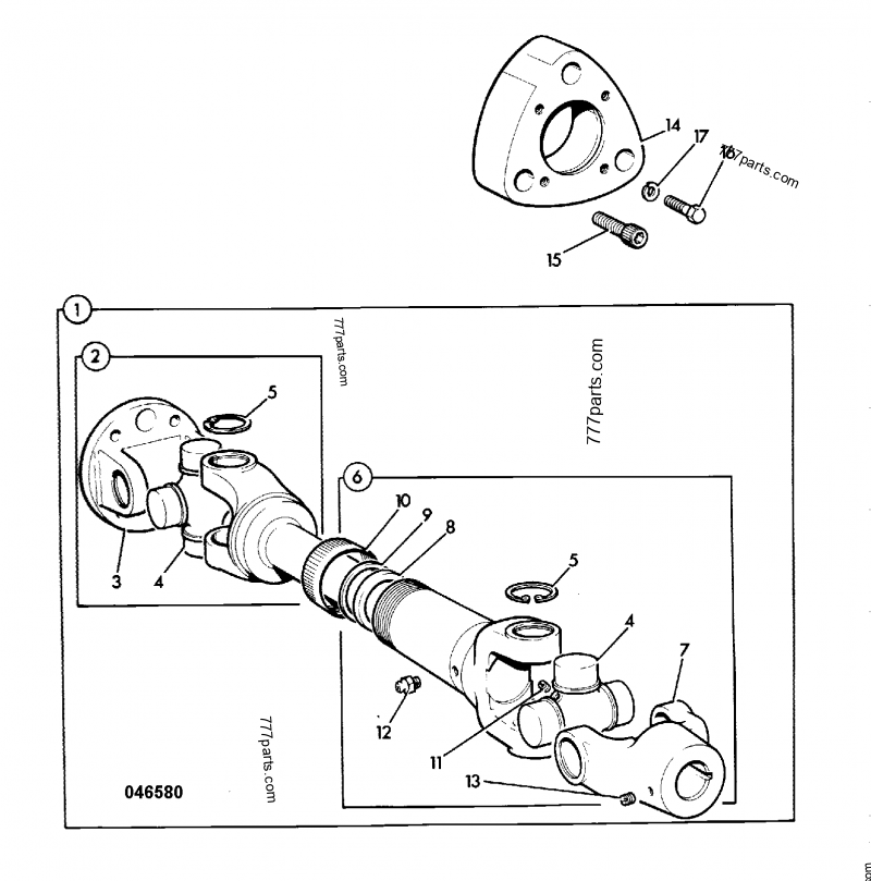 914/10803 Kit-spider, 82mm over caps, 27mm dia. - 91410803 - JCB spare ...