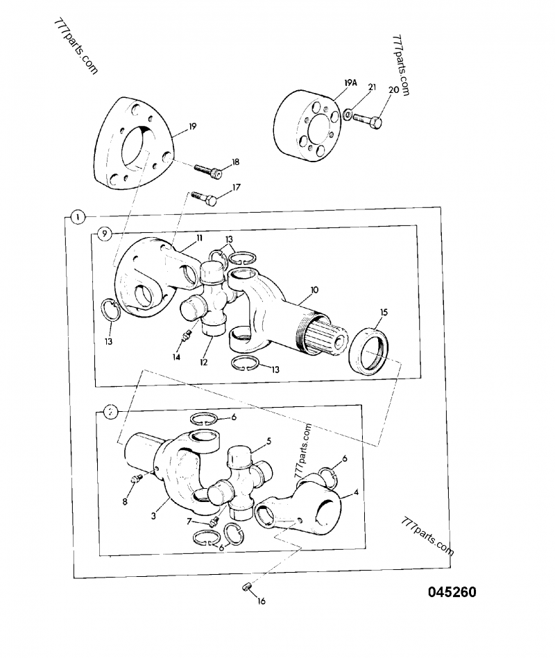 914/10803 Kit-spider, 82mm over caps, 27mm dia. - 91410803 - JCB spare ...
