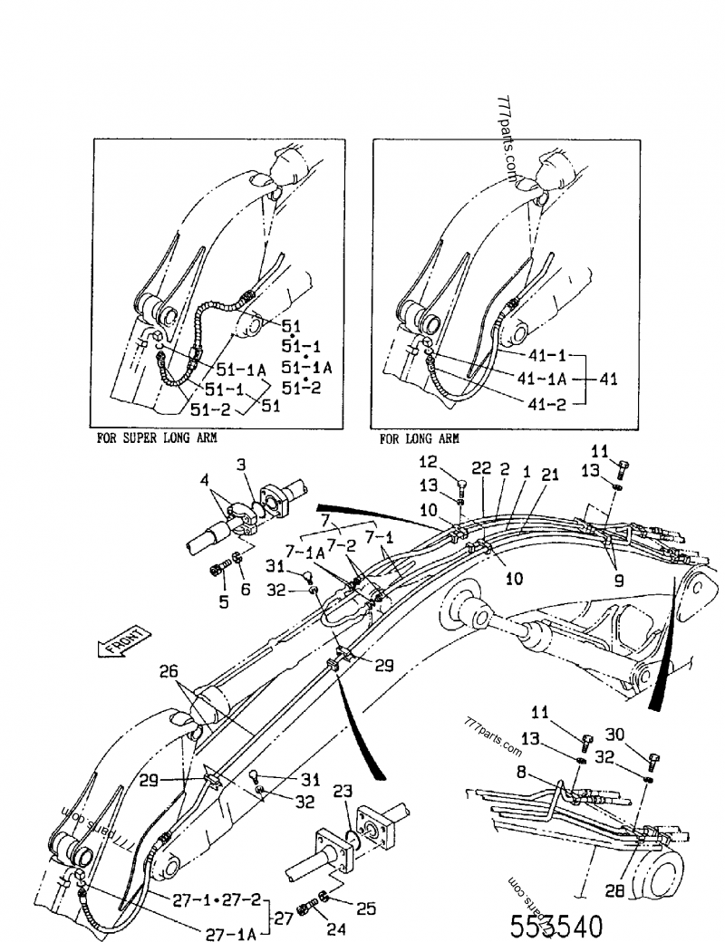 KSV0517 Clamp - JCB spare part | 777parts.com