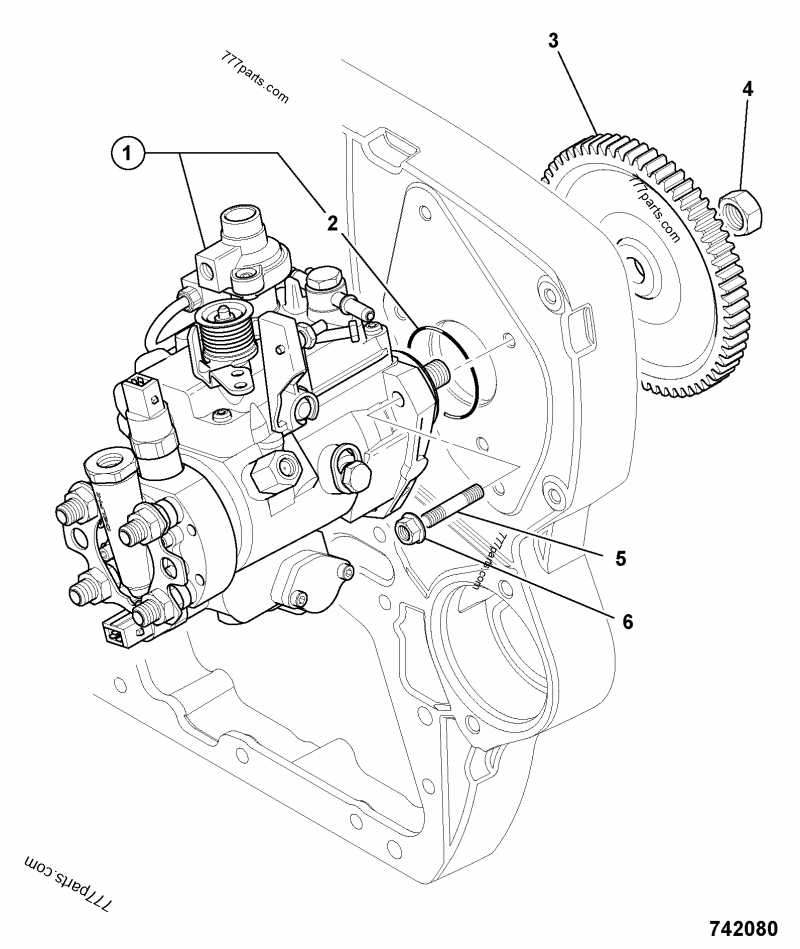 320/07052 Pipe, fuel filter to fuel injection pump - 32007052 - JCB ...