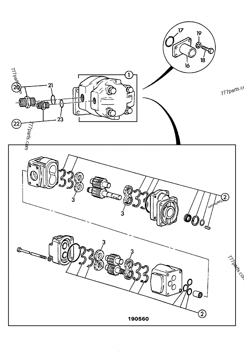 20/902901 Kit-seal, pump - 20902901 - JCB spare part | 777parts.com