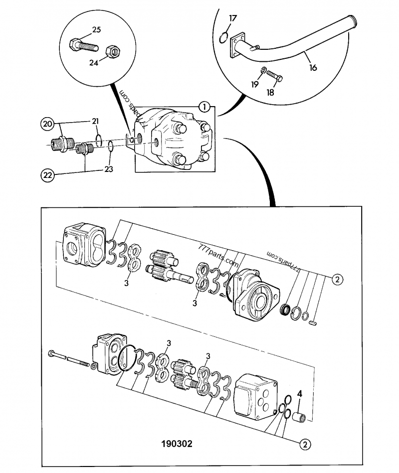 20/902901 Kit-seal, pump - 20902901 - JCB spare part | 777parts.com