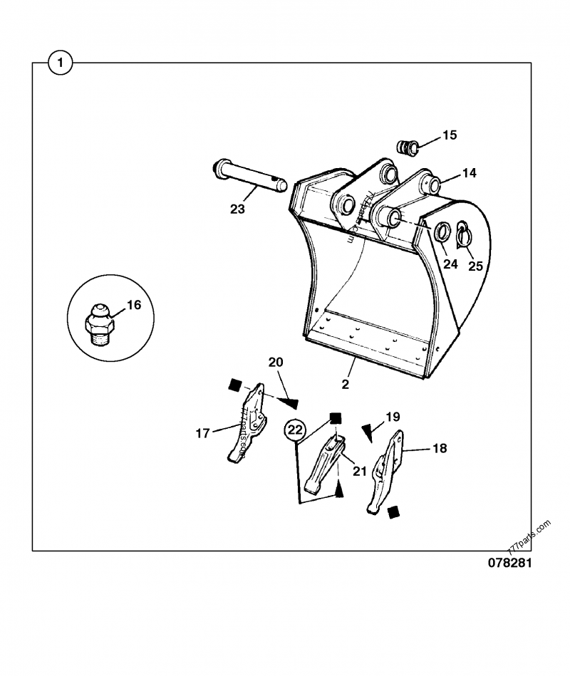 331/49470 Toeplate, 600mm bucket - 33149470 - JCB spare part | 777parts.com