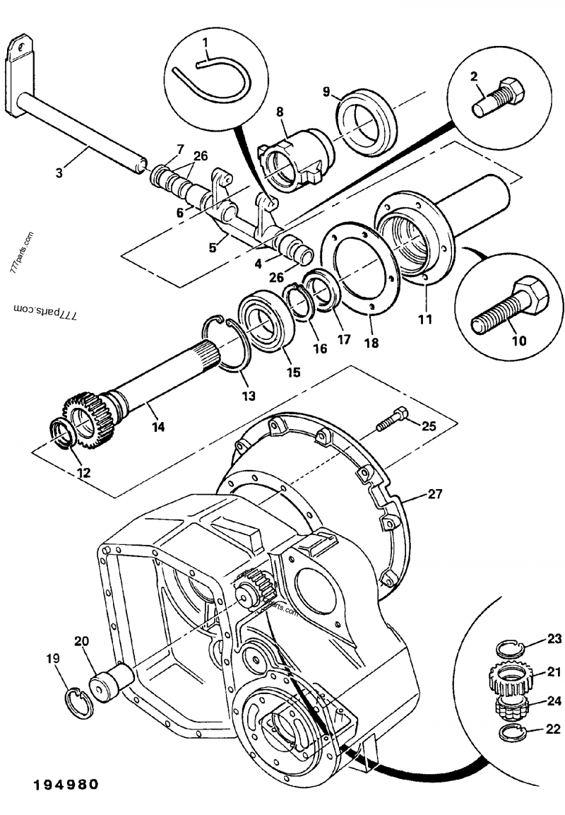 454/40208 Gear, idler 32T - 45440208 - JCB spare part | 777parts.com