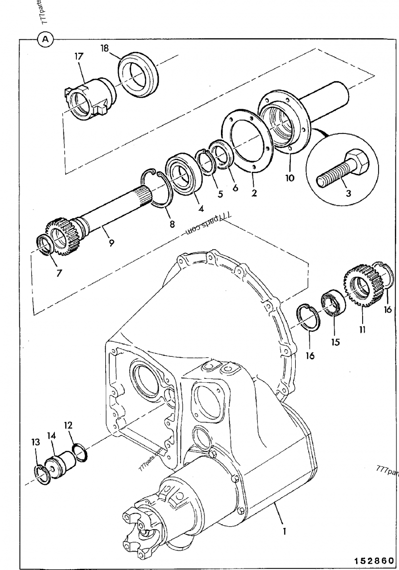 454/40208 Gear, idler 32T - 45440208 - JCB spare part | 777parts.com