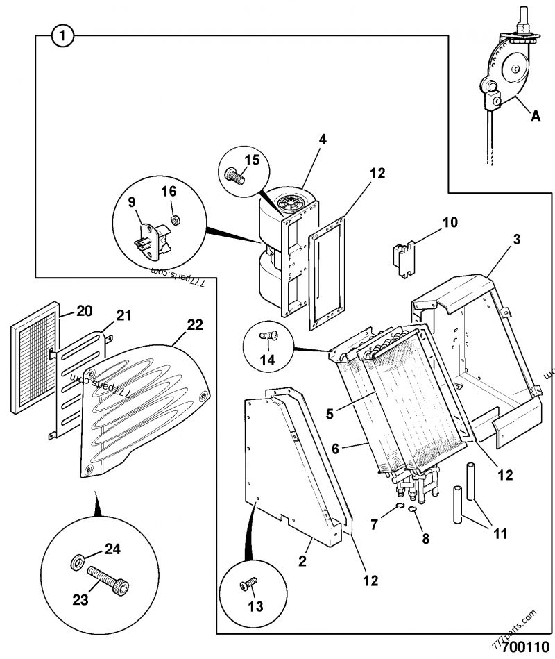 32/925230 Filter, internal, at angle, paper - 32925230 - JCB spare part ...
