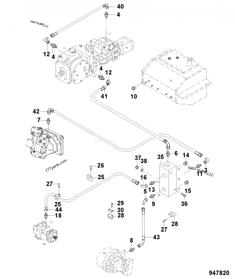 2506/20034 Plug - 250620034 - JCB spare part | 777parts.com