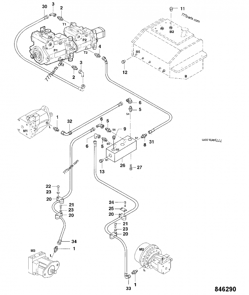 2506/20034 Plug - 250620034 - JCB spare part | 777parts.com