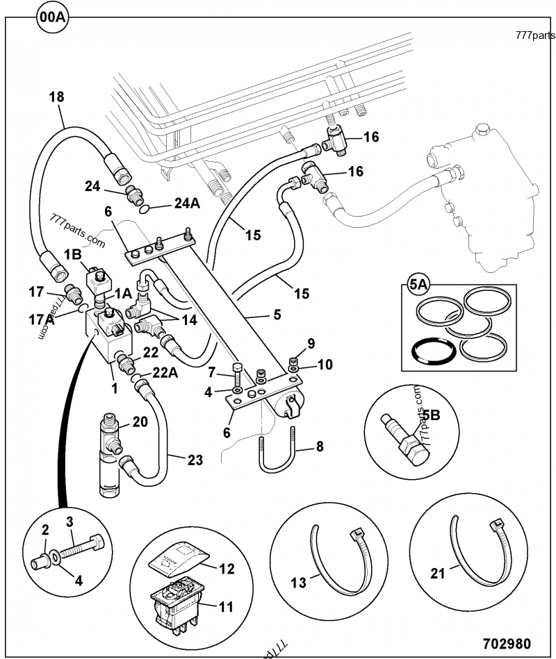 25/221542 Valve, solenoid,smooth ride, system - 25221542 - JCB spare ...