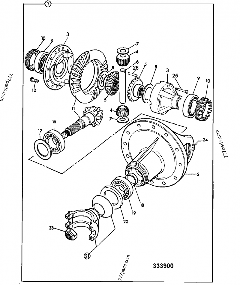 808/00209 Washer, thrust, side gear - 80800209 - JCB spare part ...