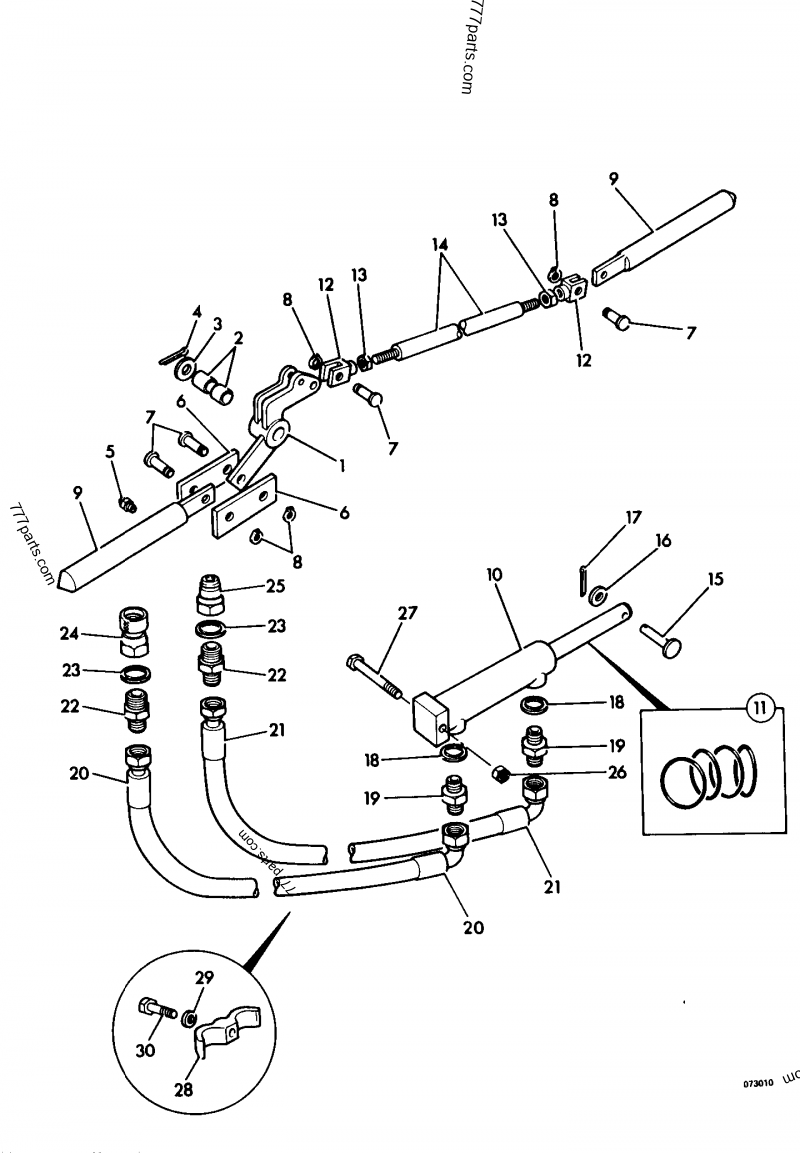 547/21801 Pin, locking, 31.75mm diameter - 54721801 - JCB spare part ...