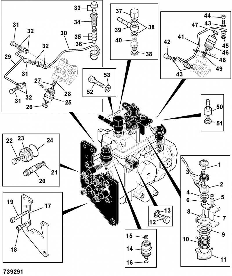 17/922120 Valve, control - 17922120 - JCB spare part | 777parts.com