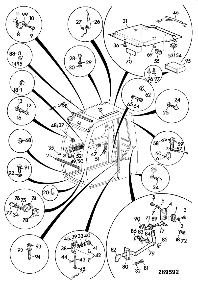 6900/0543 Latch - 69000543 - JCB spare part | 777parts.com