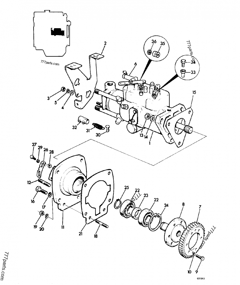 916/03400 Bearing - 91603400 - JCB spare part | 777parts.com