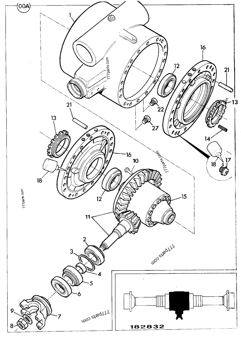 1406/0021 Seal, bonded 3/4" BSP - 14060021 - JCB spare part | 777parts.com