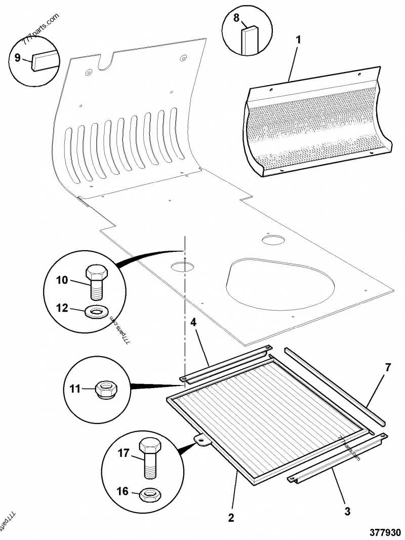 335/02089 Guard, belly plate - 33502089 - JCB spare part | 777parts.com
