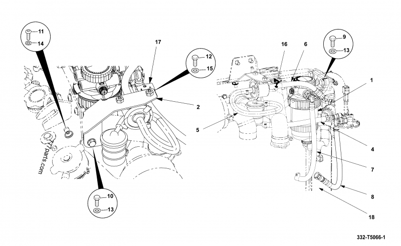 332/R9701 Filter, assembly, 5 micron - 332r9701 - JCB spare part ...