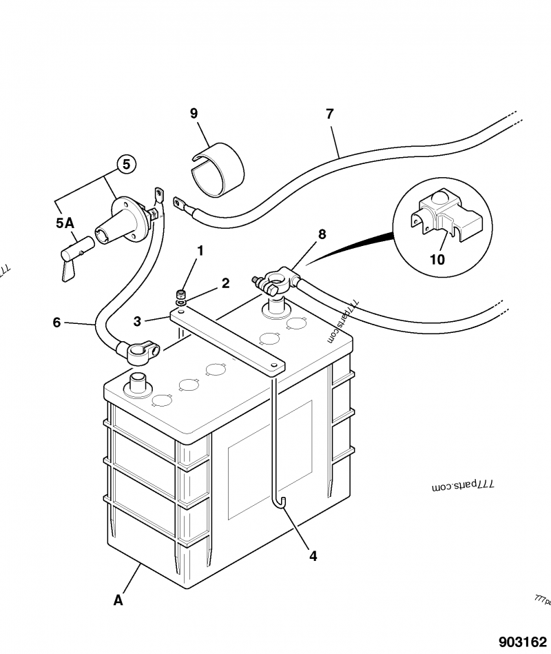 708/10038 Battery, type 31 950cc, Savannah - 70810038 - JCB spare part ...