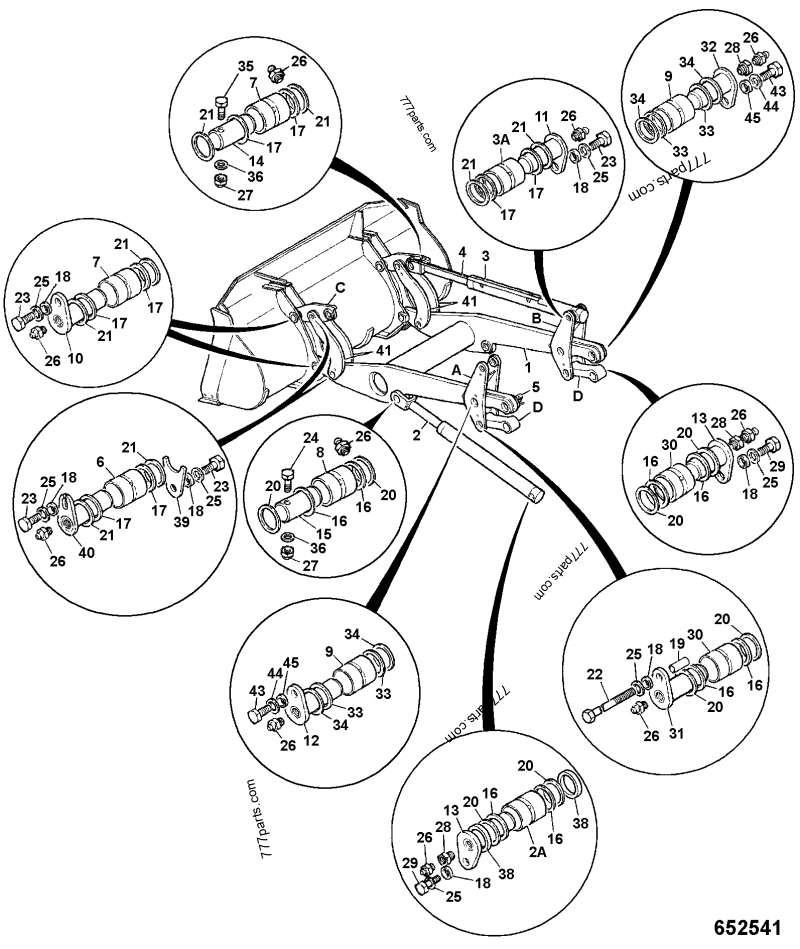 809/00119 Bearing, liner, 90x117 lg. - 80900119 - JCB spare part ...