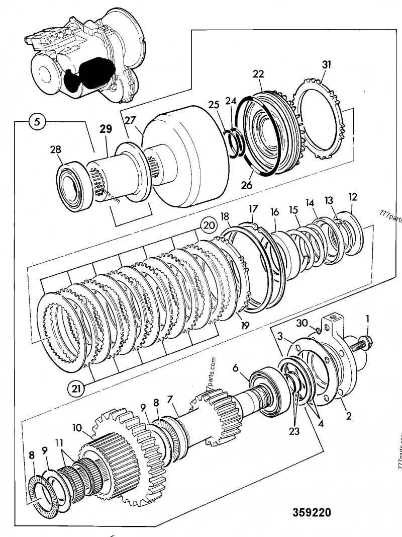 459/30265 Cover, end, layshaft, PS750 - 45930265 - JCB spare part ...