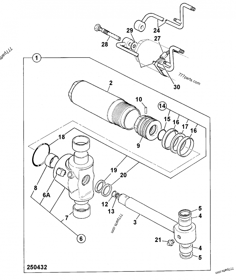 813/00460 Seal, pivot pin, 55x65 - 81300460 - JCB spare part | 777parts.com