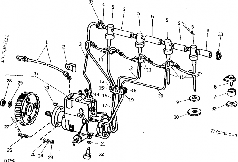 R35352 Fitting - John Deere spare part | 777parts.com