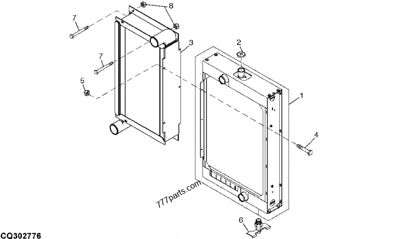 AH148649 Filler Cap - John Deere spare part | 777parts.com