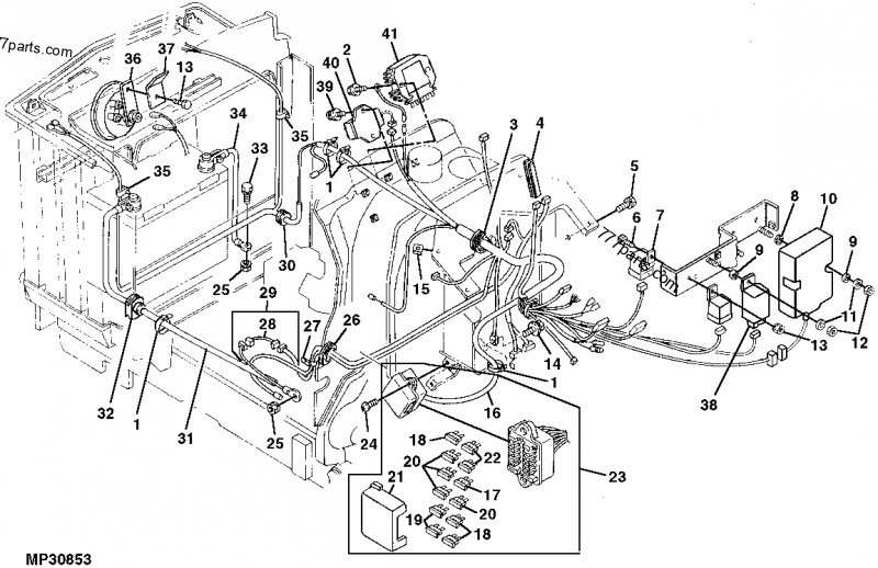 M803344 Relay Module - John Deere spare part | 777parts.com