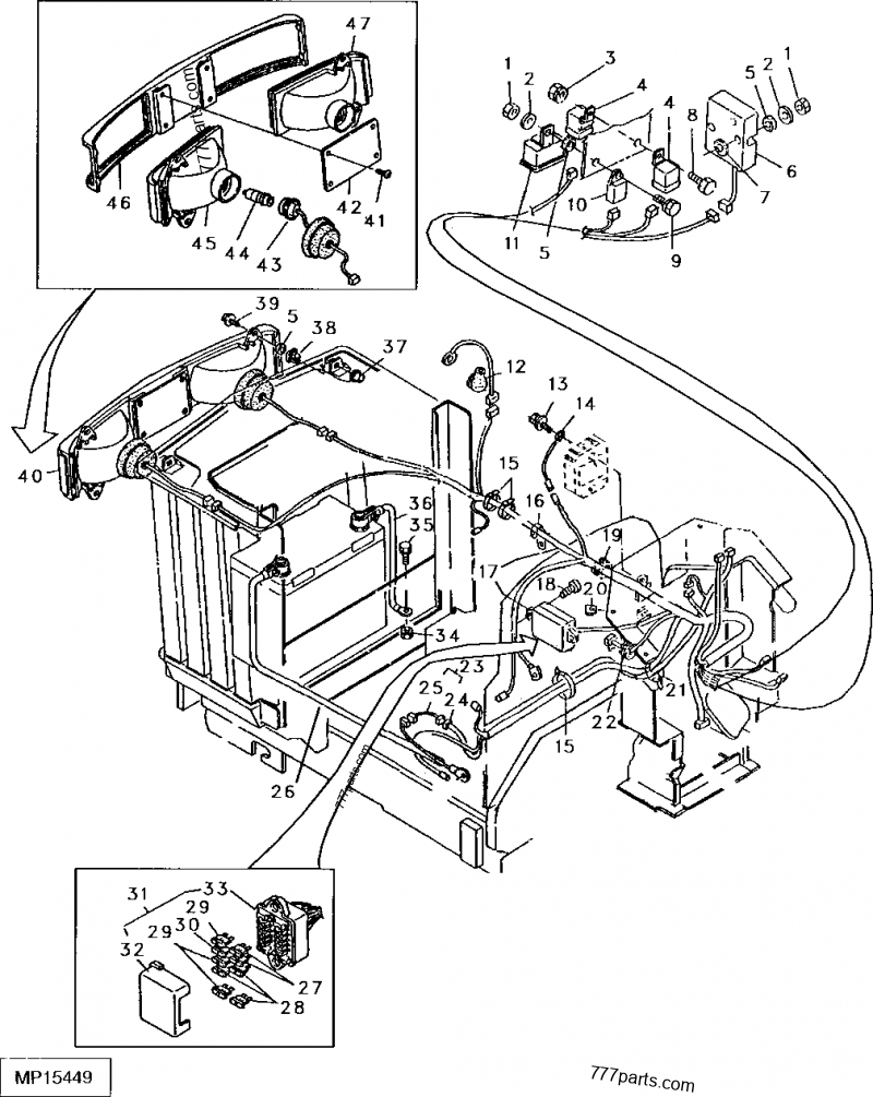 M803344 Relay Module - John Deere spare part | 777parts.com