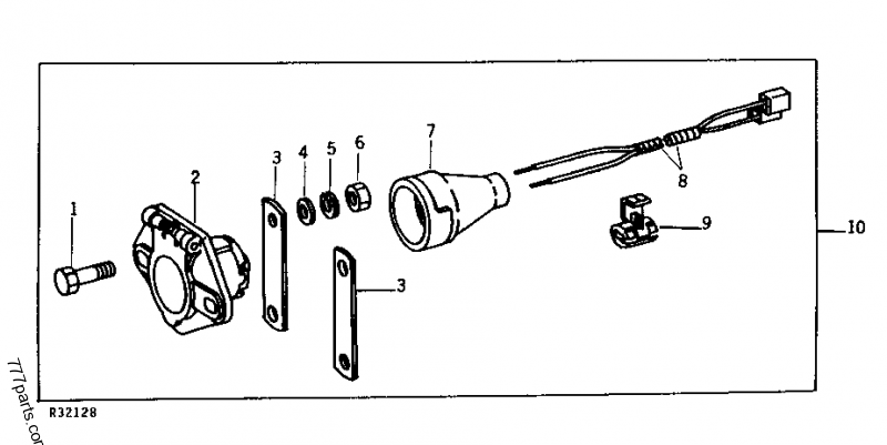 AL81625 Socket Outlet - John Deere spare part | 777parts.com