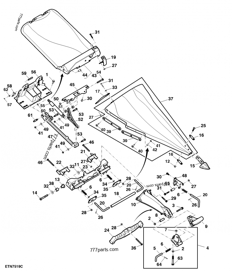 AXE10906 Crop Divider - John Deere spare part | 777parts.com