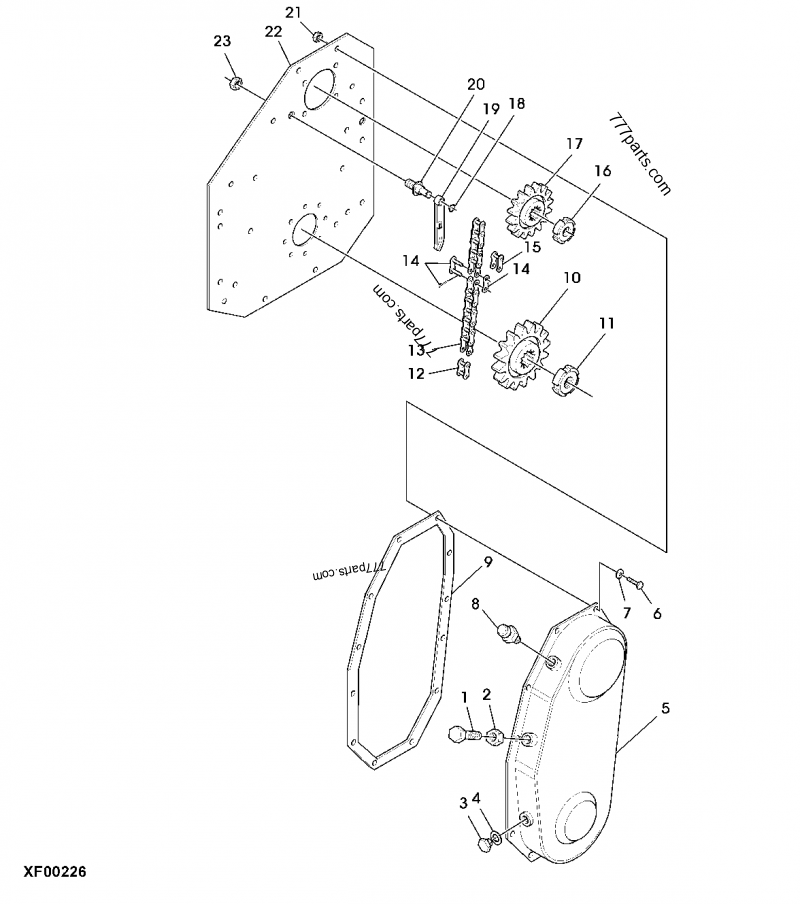 MHF02050034 Ring - John Deere spare part | 777parts.com