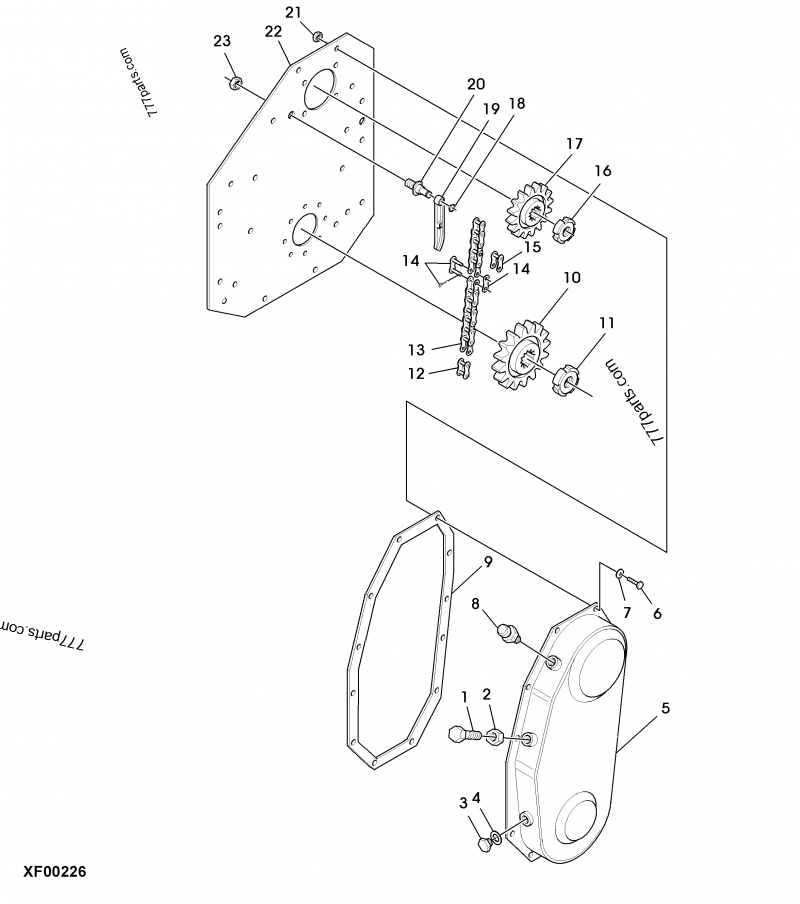 MHF02050034 Ring - John Deere spare part | 777parts.com
