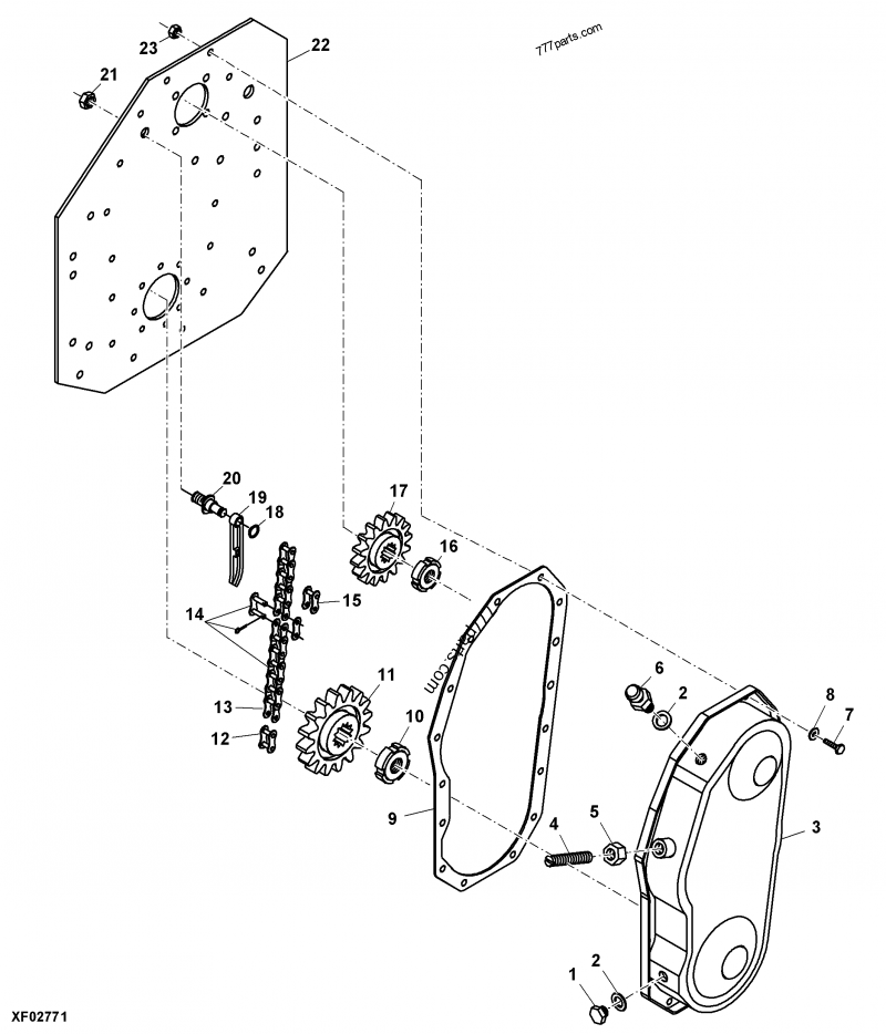 MHF02050034 Ring - John Deere spare part | 777parts.com