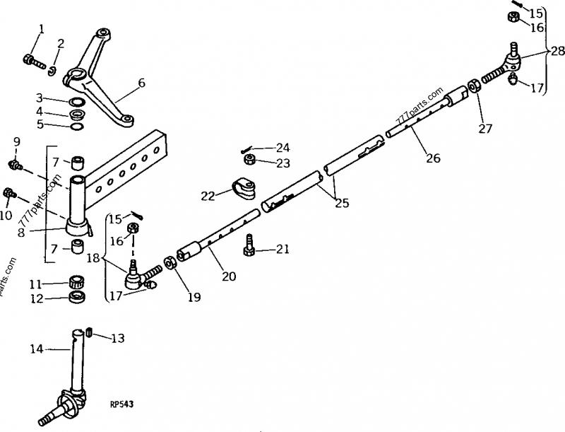 CH15805 Fitting - John Deere spare part | 777parts.com