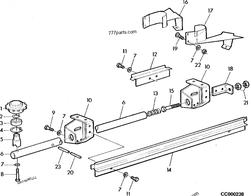XQ9120532 ANGLE - John Deere spare part | 777parts.com