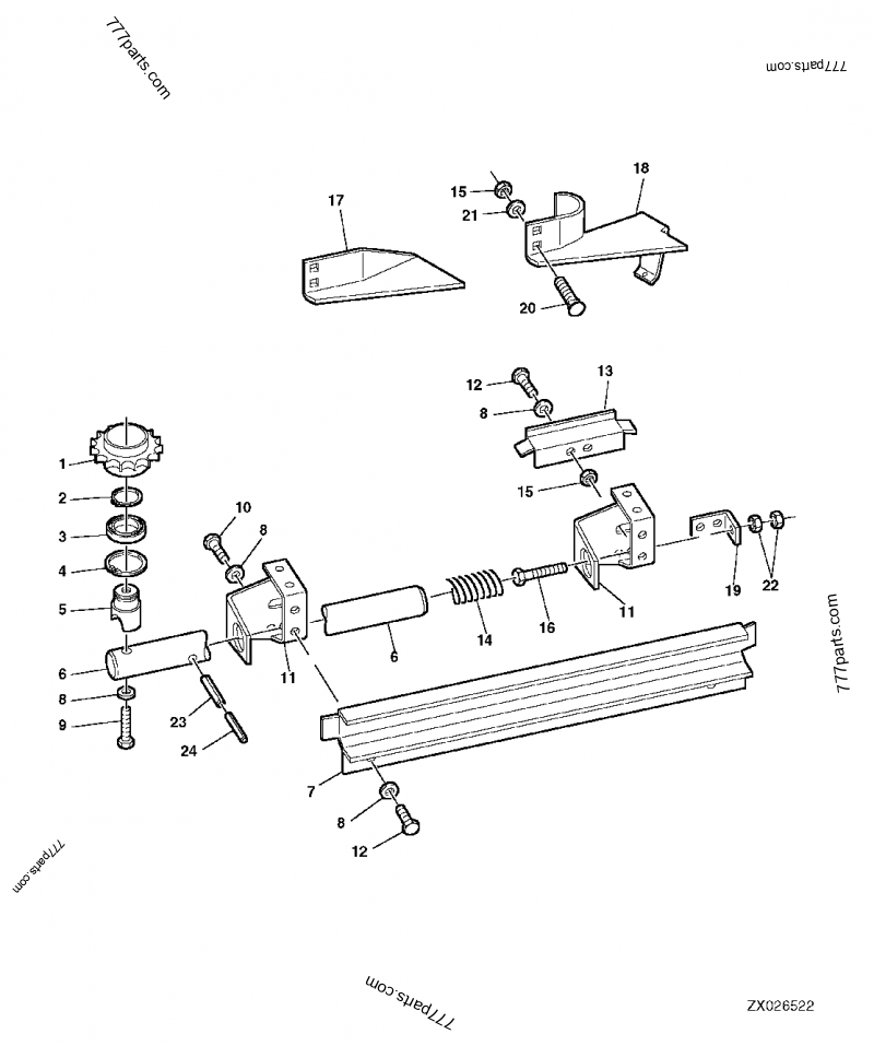 XQ9120532 ANGLE - John Deere spare part | 777parts.com