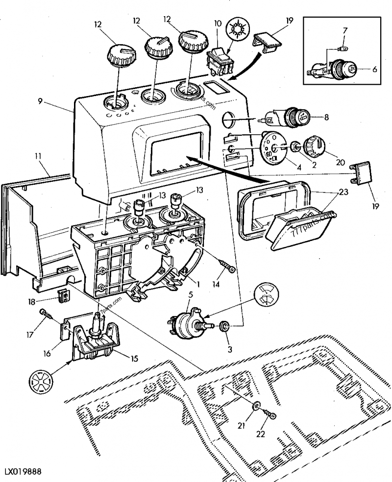 AL79675 Plate - John Deere spare part | 777parts.com