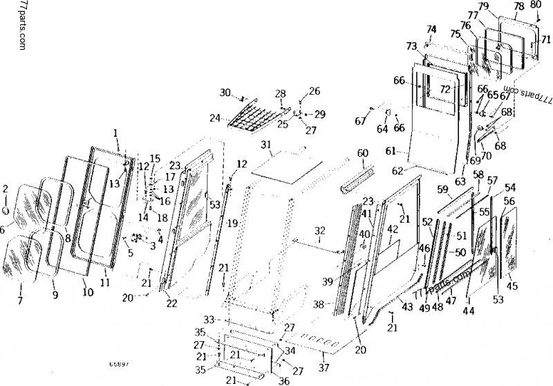 GG420-32590 Window - gg42032590 - John Deere spare part | 777parts.com