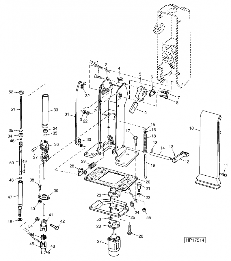H164921 Screw - John Deere spare part | 777parts.com