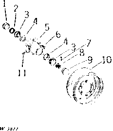 K36311 Spacer - John Deere spare part | 777parts.com