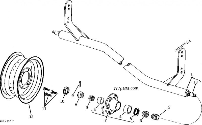 K36311 Spacer - John Deere spare part | 777parts.com
